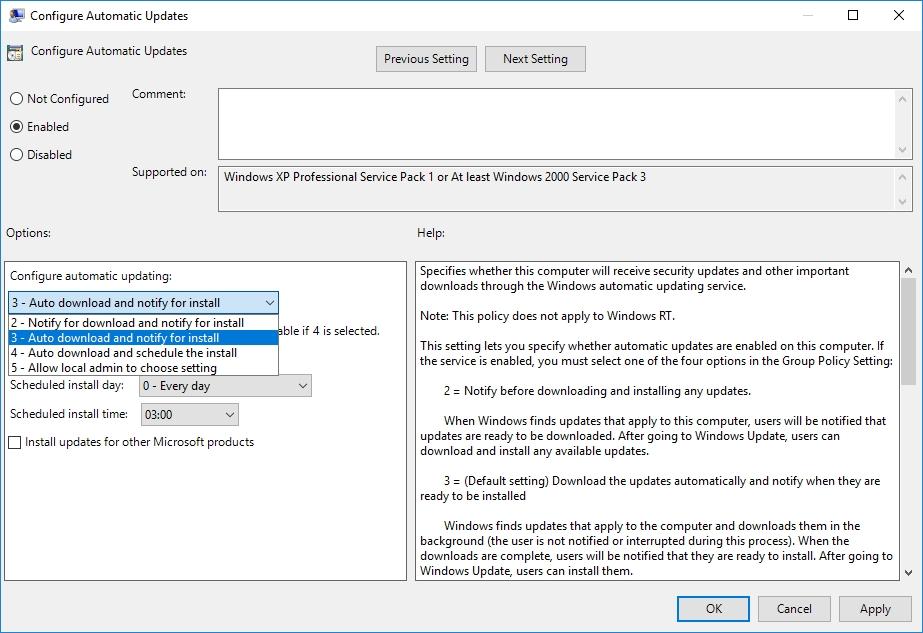Manage Windows Update Settings via Group Policy Editor | Liquid Web